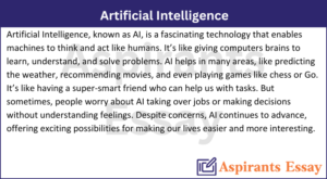 Paragraph on Artificial Intelligence in English (100, 150, 200, 250 Words)