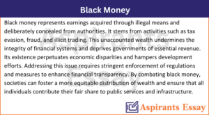 Paragraph on Black Money in English (100, 150, 200, 250 Words)