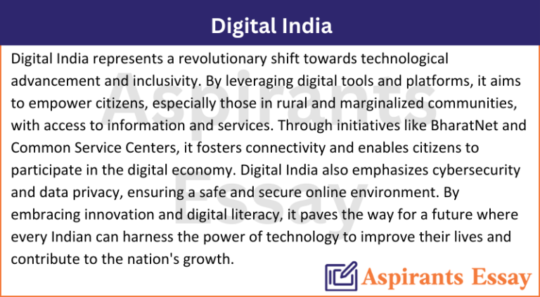 Paragraph on Digital India in English (100, 150, 200, 250 Words)