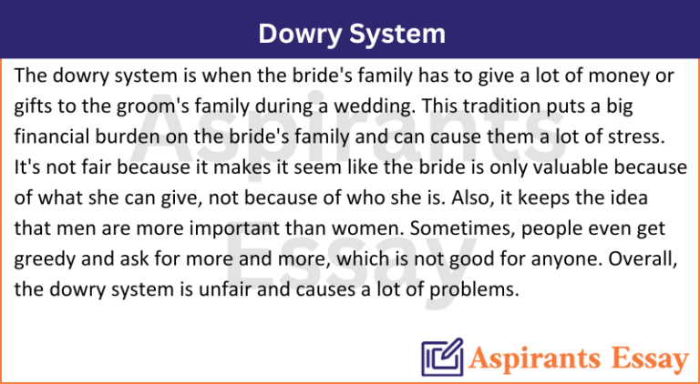 Paragraph on Dowry System in English (100, 150, 200, 250 Words)