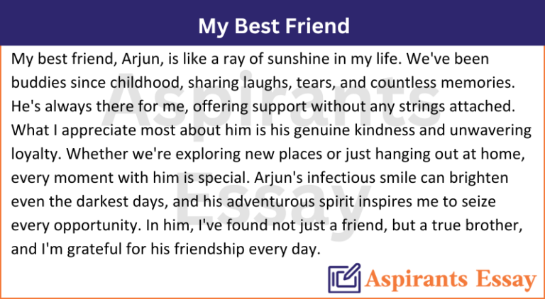 Paragraph on My Best Friend in English (100, 150, 200, 250 Words)