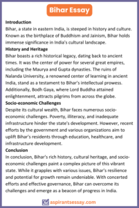 Essay on Bihar in English (150, 200, 250, 500 Words)