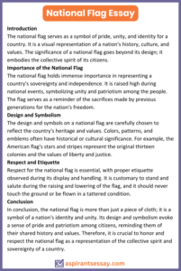Essay on National Flag in English (150, 200, 250, 500 Words)
