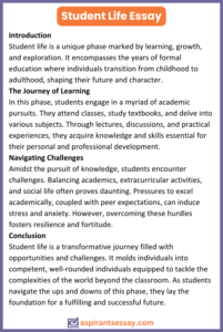 Essay on Student Life in English (150, 200, 250, 500 Words)