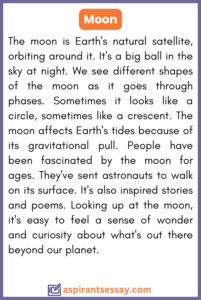 Paragraph on Moon in English (100, 150, 200, 250 Words)