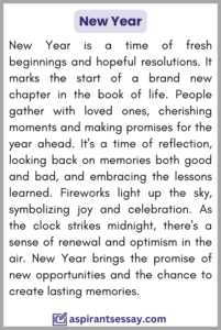 Paragraph on New Year in English (100, 150, 200, 250 Words)